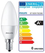 Philips ND6-40W-B35-FR Philips CorePro LED svíčka E14 5W