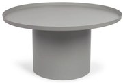 Kovový kulatý odkládací stolek ø 72 cm Fleksa – Kave Home