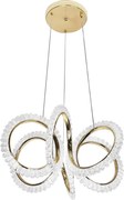 Toolight Toolight, LED závěsné osvětlení 50cm, G037-CP, zlatá lesklá, OSW-06304