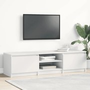 TV stolek bílý 140 x 40 x 35,5 cm kompozitní dřevo
