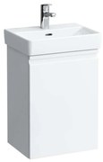 Laufen Pro S - Umyvadlová skříňka s dvířky, 42x32x58 cm, panty vlevo, lesklá bílá H4833010964751