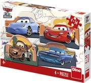 DINO Puzzle Auta na cestě (Cars) 4x54 dílků 19x13cm skládačka dn333284
