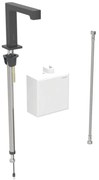 Geberit Brenta - Elektronický umyvadlový ventil, bateriové napájení, easy to clean, matná černá 116.173.14.1