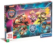 Clementoni - Puzzle 104 super Tlapková Patrola th mighty movie