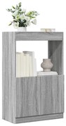 Skříň highboard šedá sonoma 63 x 33 x 100 cm kompozitní dřevo