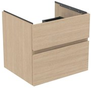 Ideal Standard Finesse - Umyvadlová skříňka, 60x51x55 cm, 2 zásuvky, bílý dub E3395US