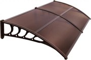 Vchodová stříška 200x95 cm SPRINGOS POLYROOF hnědá