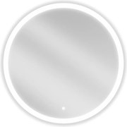 Mexen Oro, kulaté LED podsvícené koupelnové zrcadlo 80 cm, 6000K, topná podložka proti zamlžování, 9824-080-080-611-00