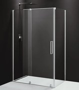 Polysan Sapho, ROLLS LINE obdélníková sprchová zástěna 1100x1000 mm, L/P varianta, čiré sklo