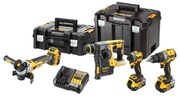 DeWALT - 10dílná sada AKU nářadí, baterií a nabíječky DCK429P3T