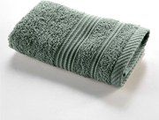 Šalvějově zelený froté bavlněný ručník 30x50 cm Tendresse – douceur d'intérieur