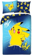 Ložní povlečení z mikrovlákna Pokémon Pikachu - 70x90 cm + 140x200 cm