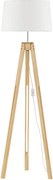 Bílá/v přírodní barvě stojací lampa (výška 145 cm) Leroy – Nova Luce