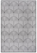Hanse Home, Kusový koberec Pangli 105852 Black – na ven i na doma, 80x150, černobílá, chodba / předsíň