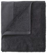 Tmavě šedé froté bavlněné ručníky v sadě 4 ks 30x30 cm Riva – Blomus