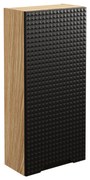Comad Koupelnová skříňka závěsná horní Luxor Black 35 černá/dub olejovaný