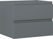 Mexen Orio, koupelnová skříňka 60 cm, 2 zásuvky, grafitová matná, 91A10-06047-2-BFF66