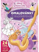 Jiri Models Omalovánky A4 se samolepkami Disney Princezny