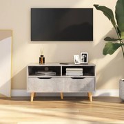 TV skříňka betonově šedá 90 x 40 x 48,5 cm kompozitní dřevo