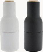 Sada mlýnků na'sůl a pepř s víčky z bukového dřeva Bottle Grinder, 2 díly