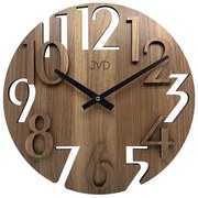 JVD Dřevěné nástěnné tiché hodiny JVD HT113.3