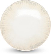 Světle šedý dezertní porcelánový talíř ø 21 cm Nuance – BonBistro