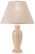 Stolní lampa AMFORA 1xE27/60W/230V béžová/buk