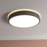 Brilliant G80820/70  Stmívatelné stopní LED svítidlo FILIZ 24W šedá textilie, průměr 39cm