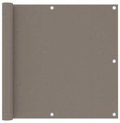 Balkónová zástěna taupe 90 x 300 cm oxfordská látka 134988