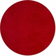 Ayyildiz, Kusový koberec Joy 1400 red kruh, 80x80 (průměr) kruh, červená, chodba / předsíň