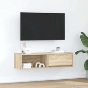 TV skříňka dub sonoma 100x31x25,5 cm kompozitní dřevo