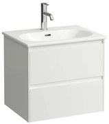 Laufen Lani for Lua - Skříňka s umyvadlem, 51x57x44 cm, 2 zásuvky, matná bílá H8600832601041
