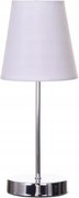 Bílo-stříbrná noční lampa E27 MT-507/W-CH Vitalux