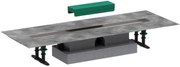Hansgrohe uBox universal - Set pro plochou instalaci lineárního sprchového žlabu 70 cm, nerez 56017180