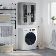 Fionshop 263916421 Nástěnná skříňka betonově šedá 69,5 x 34 x 90 cm