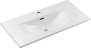 Comad Nábytkové keramické umyvadlo SKY 3 80CM, 81x40 cm, bílá lesklá