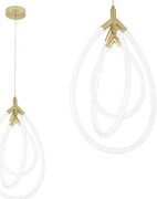 Toolight Moderní LED osvětlení Circle-2 G018-CP zlaté