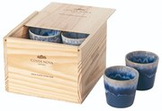 Modré šálky na espresso z kameniny v sadě 8 ks 210 ml Grespresso – Costa Nova