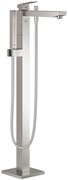 Grohe Eurocube - Vanová baterie do podlahy, s příslušenstvím, supersteel 23672DC1