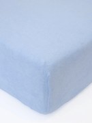 MK Lůžkoviny Froté prostěradlo 180 × 200 cm - světle modrá