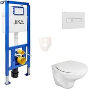 Cenově zvýhodněný závěsný WC set Jika do lehkých stěn / předstěnová montáž + WC Fayans Neo SIKOJSJ1