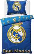 Bavlněné ložní povlečení FC Real Madrid - motiv Blue Stars - 100% bavlna Renforcé - 70x90 cm + 140x200 cm