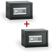 Nábytkový sejf elektronický 1+1 ZDARMA, 16 L, černý