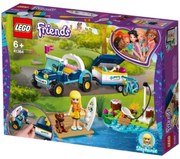 Lego stavebnice lego friends 41364 stephanie a bugina s přívěsem