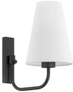 Argon 8376 - Nástěnná lampa SAFIANO 1xE27/15W/230V černá
