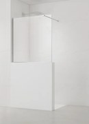 Sprchová zástěna SAT Walk-in 90x100 cm na sníženou příčku SATWIS90
