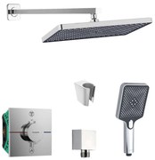 SANITINO - Sprchový set s termostatem a tělesem pod omítku hansgrohe, příslušenství kielle, chrom SANI21HKK003