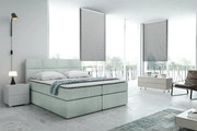 Eka Kontinentální čalouněná postel Smoth - Cassablanca (180x200 cm) Barva látky Trinity: Krémová (Trinity 2302)