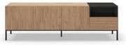 TV stolek v přírodní barvě 180x55 cm Cailin – Marckeric