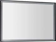 Sapho Sapho, SORT LED podsvícené zrcadlo 1000x700mm, černá mat, ST100